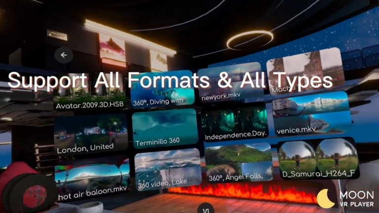 Moon VR Video Player视频播放器 (MR-Fix)-暴走VR